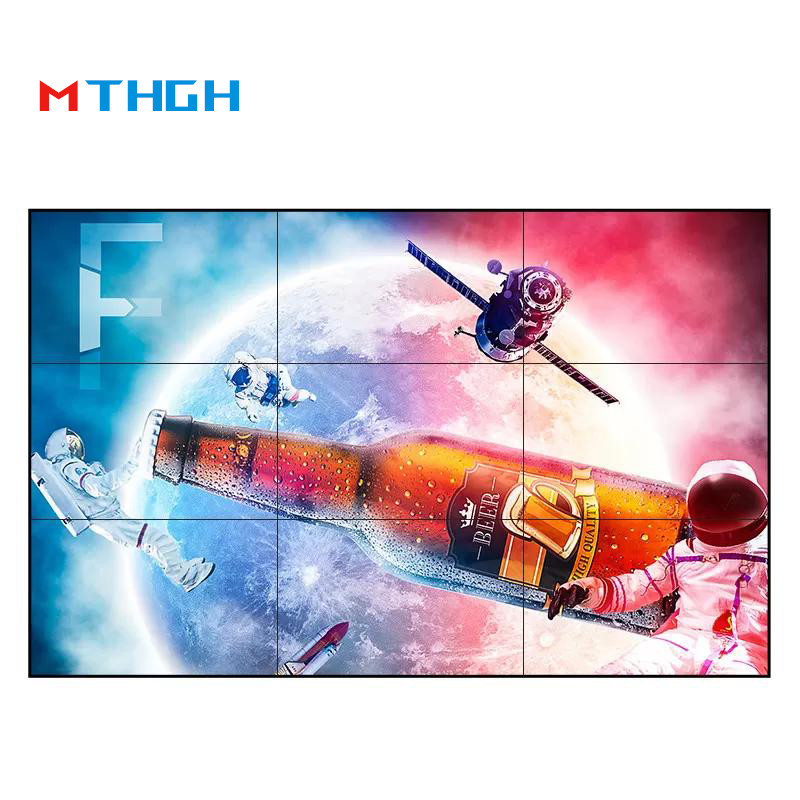 46 Inch Wide Color Gamut LCD Splicing Screen, LED Advertising Splicing ...