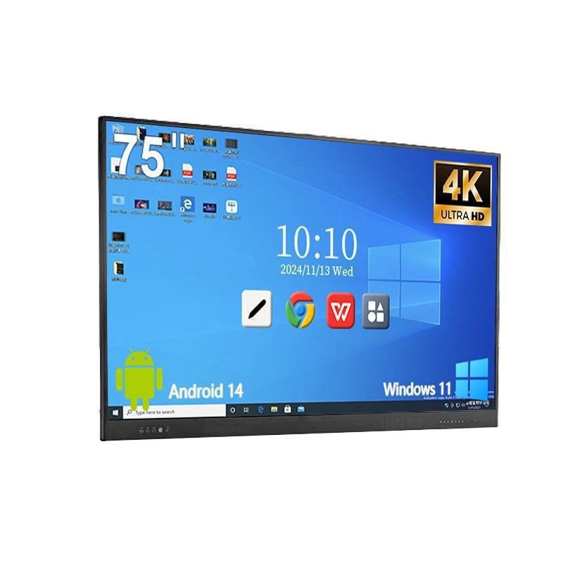 4K 75 Inch OPS Can Be Connected To An Interactive Touch Screen ...